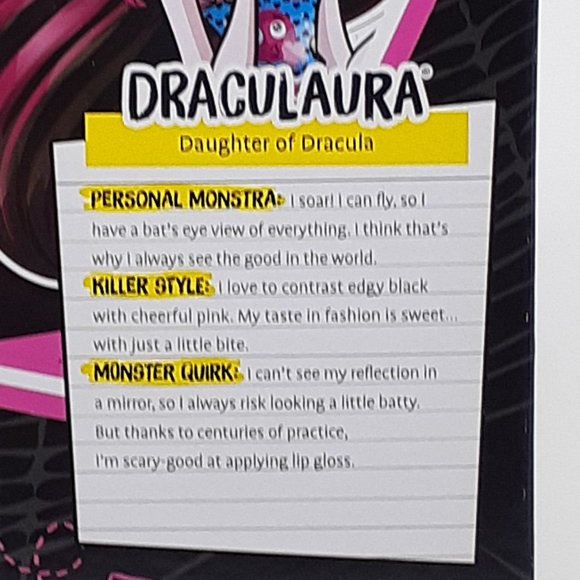 Mattel | Toys | Nix Mattle Monster High Daughter Of Dracula | Poshmark
